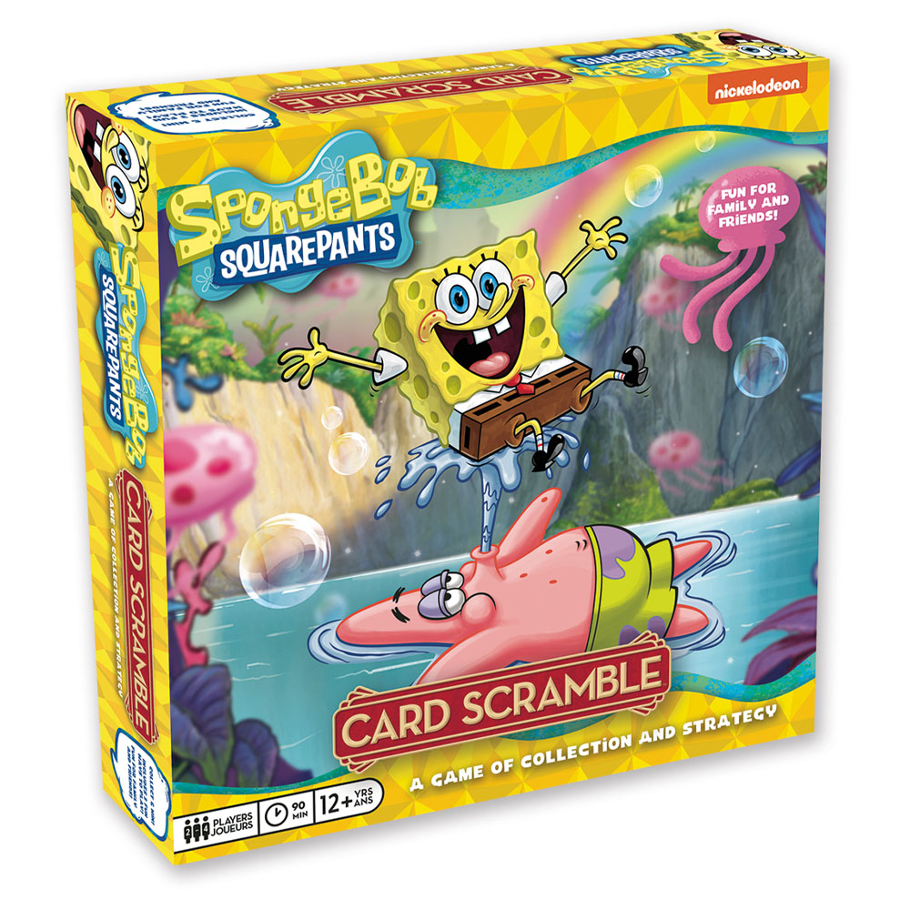 Spongebob Squarepants Card Scramble Board Game - Toys and Collectibles ...
