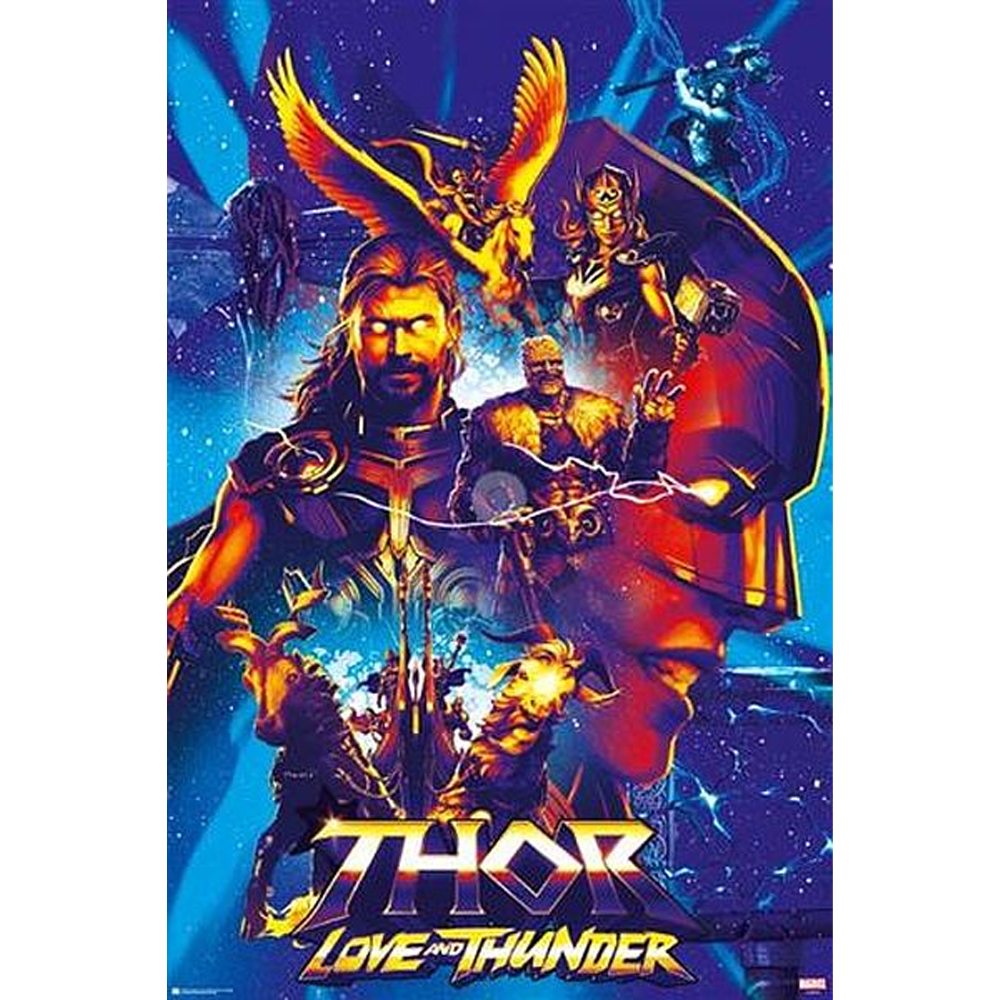 Marvel - Thor: Love and Thunder Poster - Toys and Collectibles - EB ...