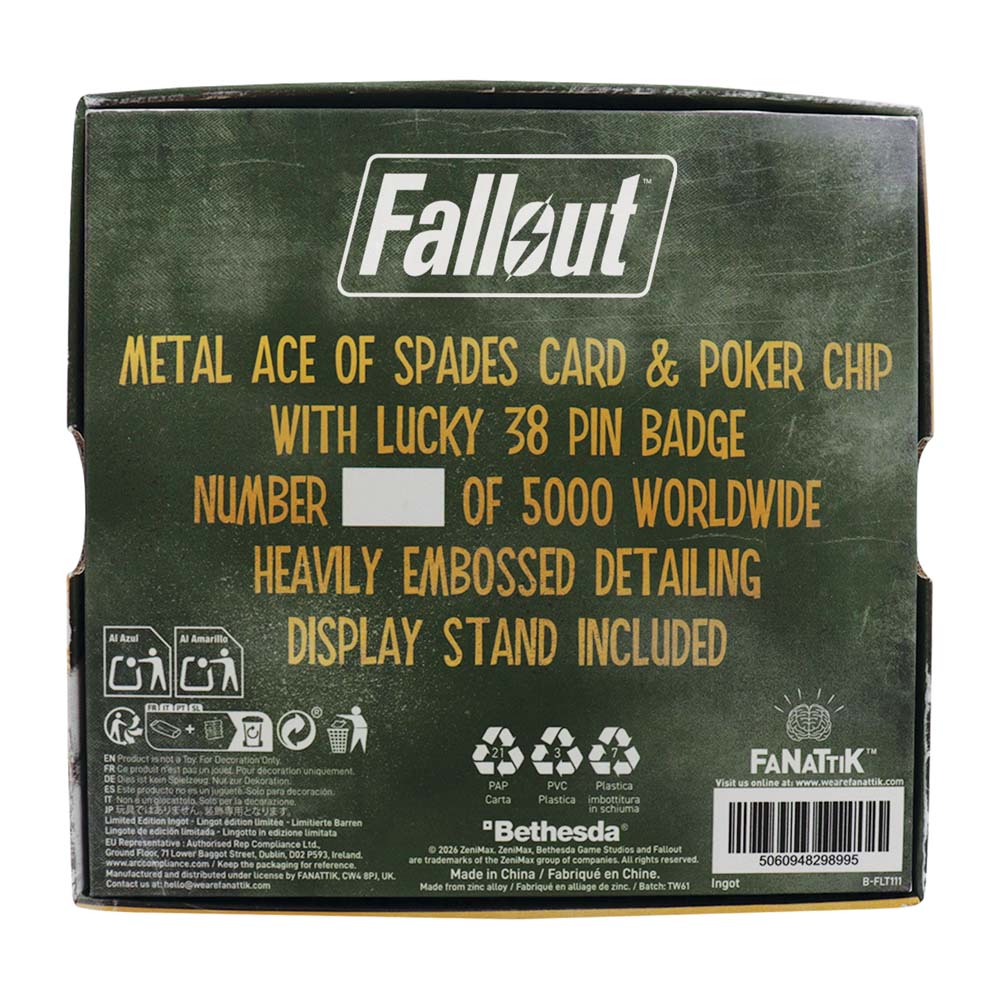 Fallout New Vegas - Lucky 38 Imitation Gold Casino Set - Toys and ...