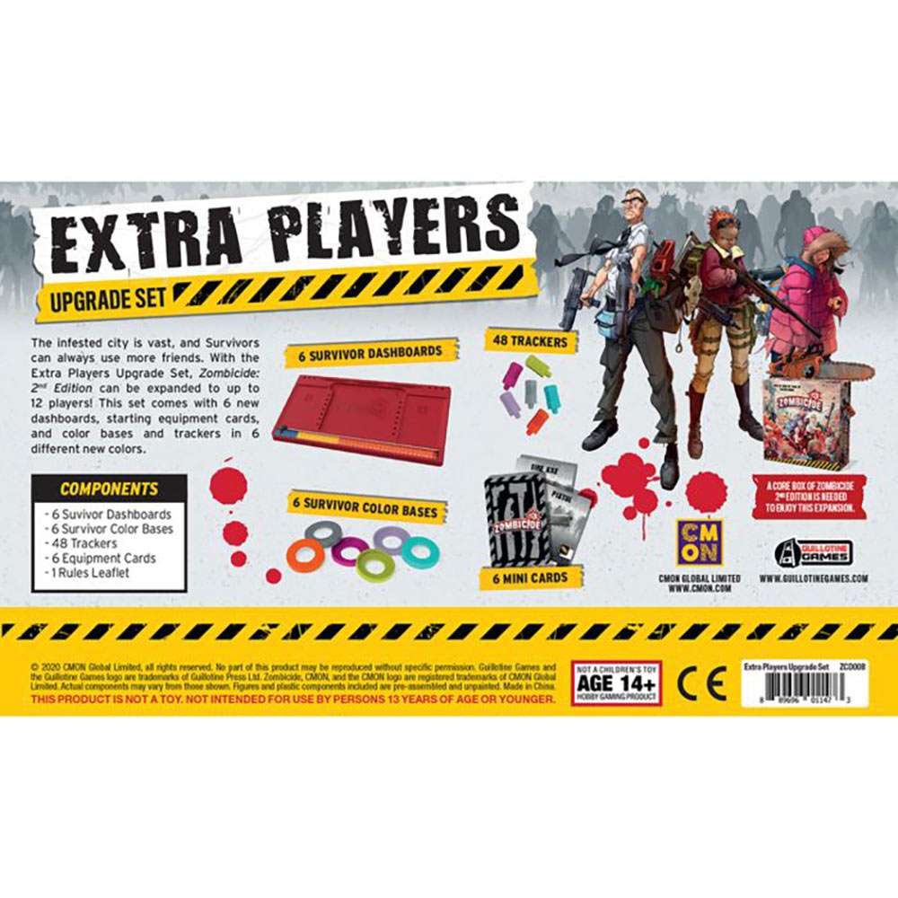Zombicide 2nd Edition Board Game - Extra Players Upgrade Pack - Toys ...