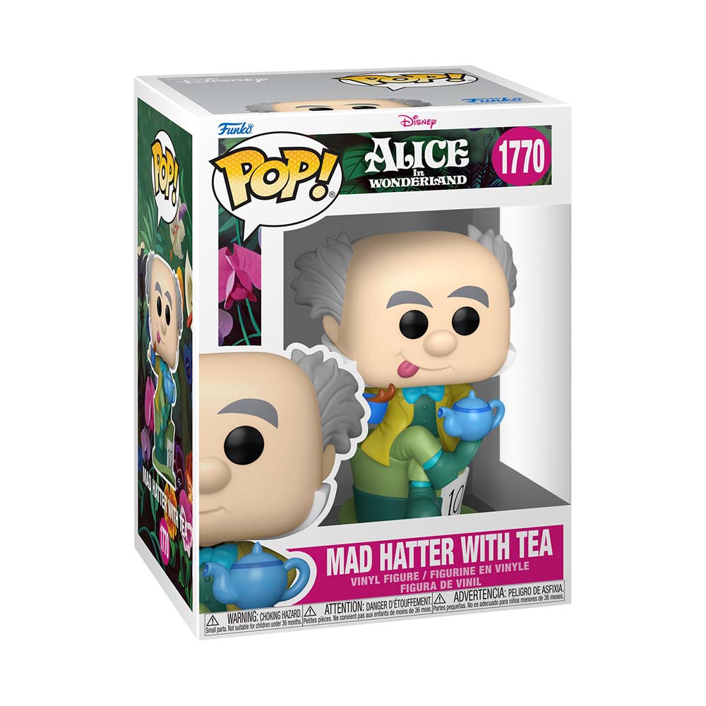 Disney - Alice in Wonderland - Mad Hatter with Tea Pop! Vinyl Figure ...