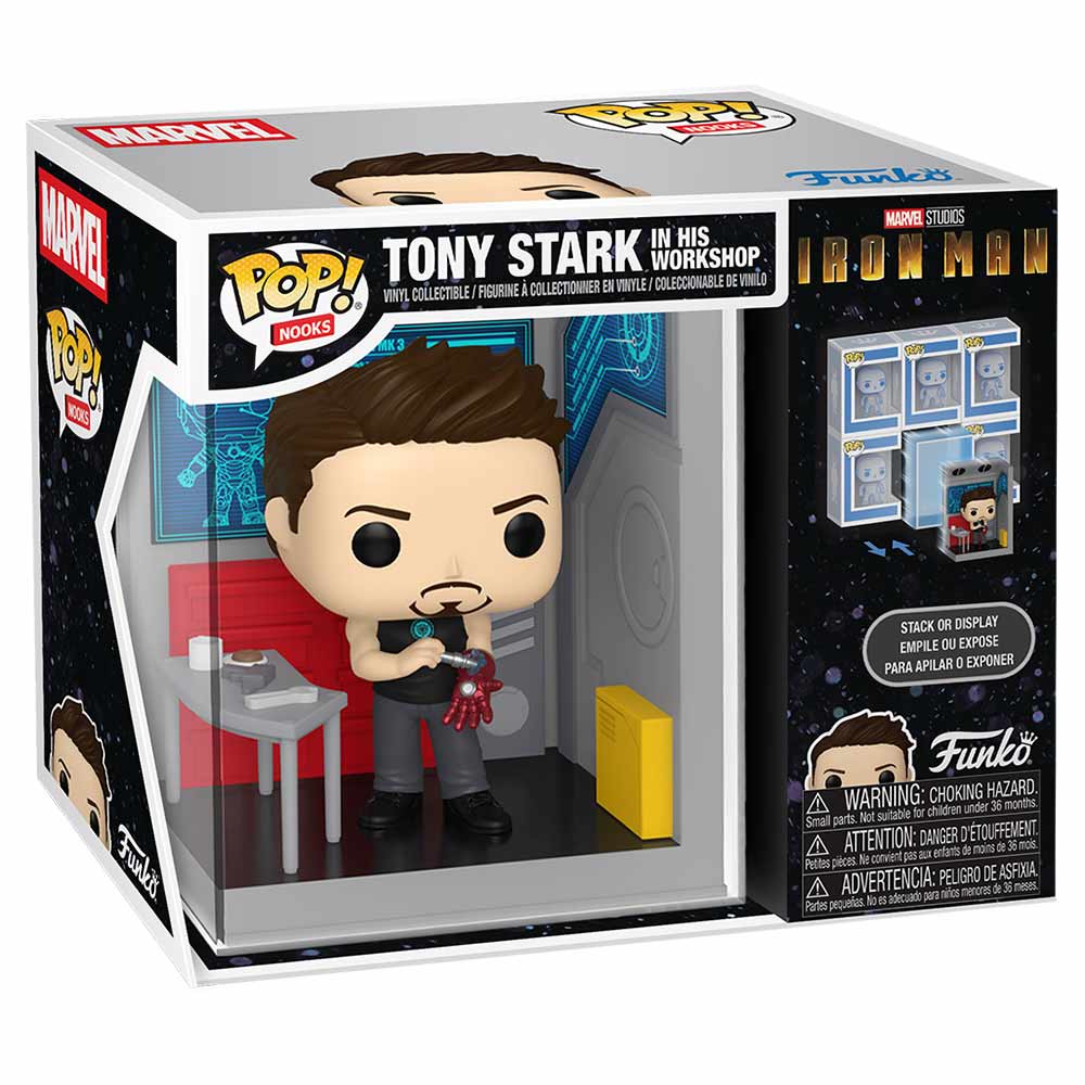 Marvel - Iron Man - Tony Stark Garage Pop! Nook - Toys and Collectibles ...