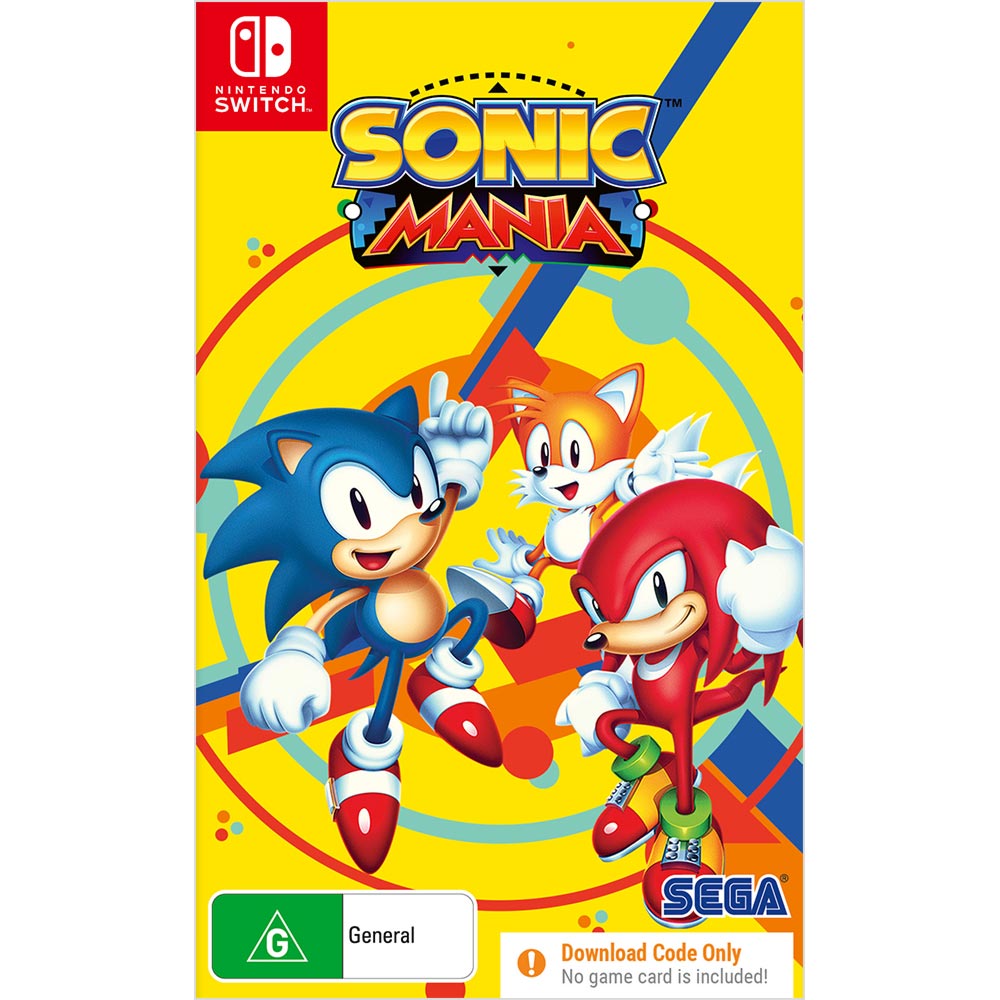 Sonic Mania (Code-In-A-Box) - Nintendo Switch - EB Games Australia