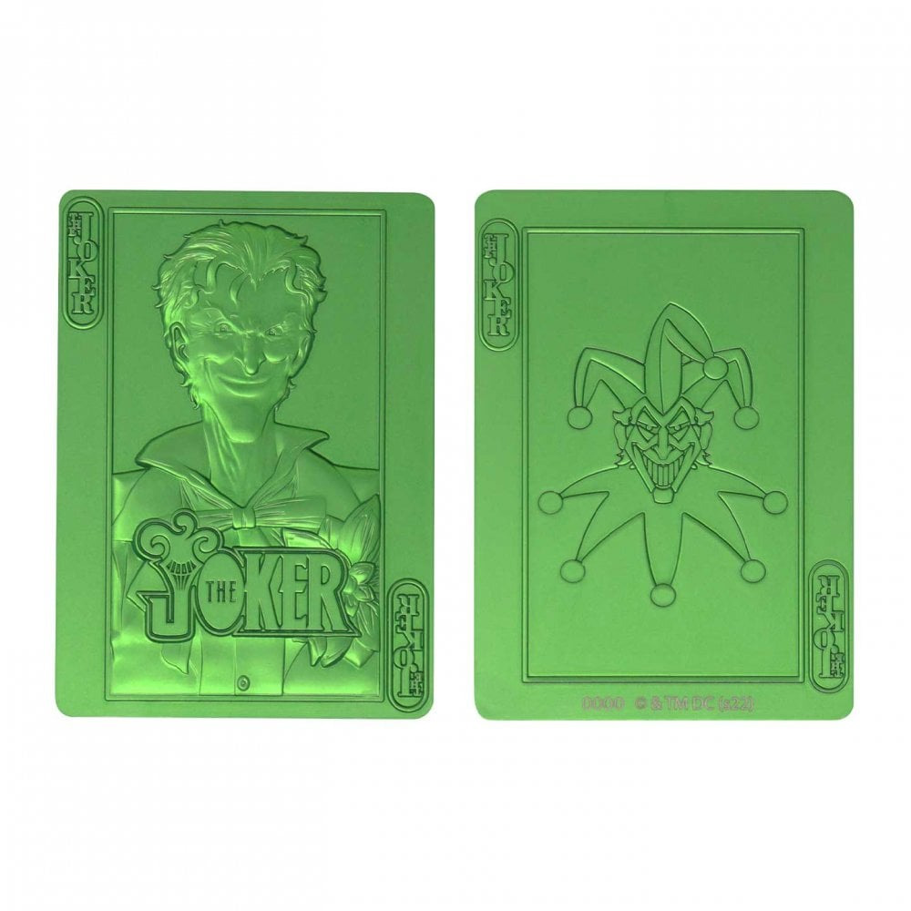 DC Comics - Batman - The Joker Playing Card Metal Ingot - Toys and ...