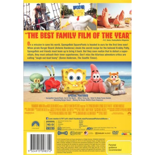 The SpongeBob Movie: Sponge Out of Water - Loot - EB Games Australia