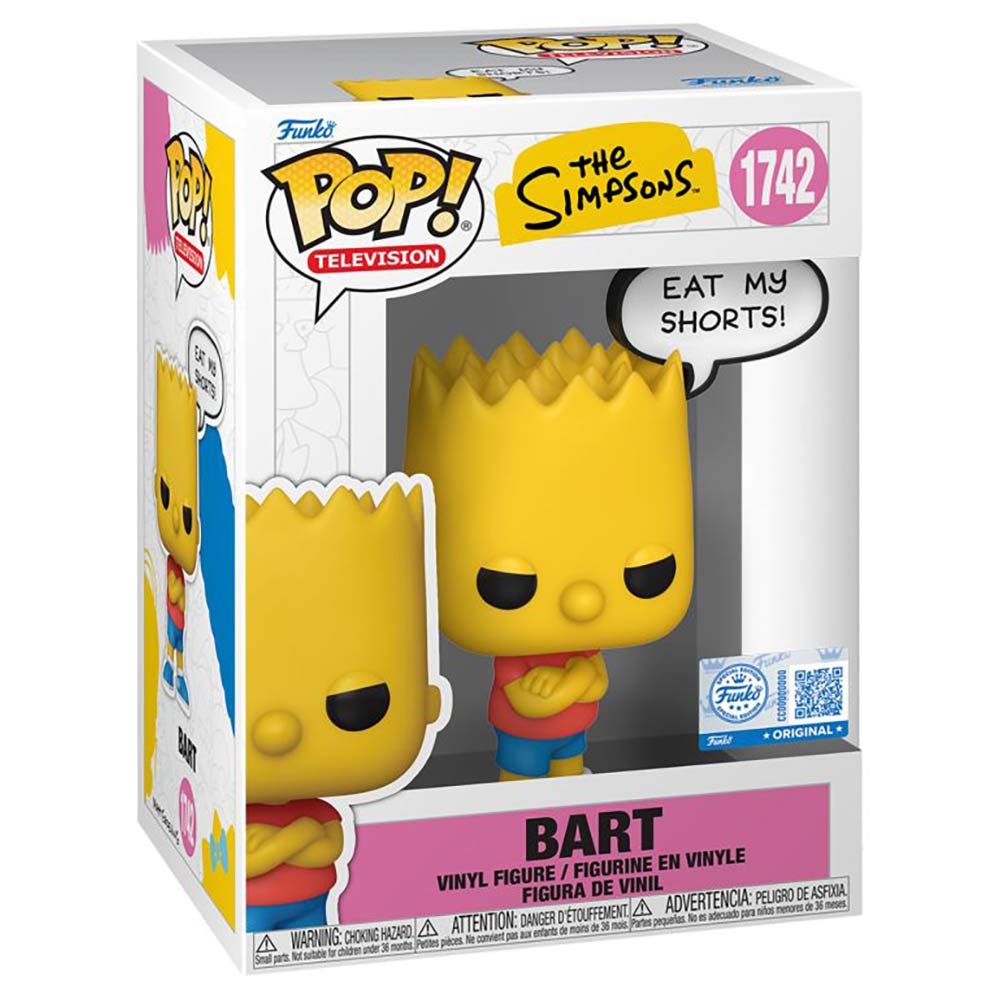 The Simpsons - Bart Simpson Eat My Shorts Pop! Sayings - Toys and ...