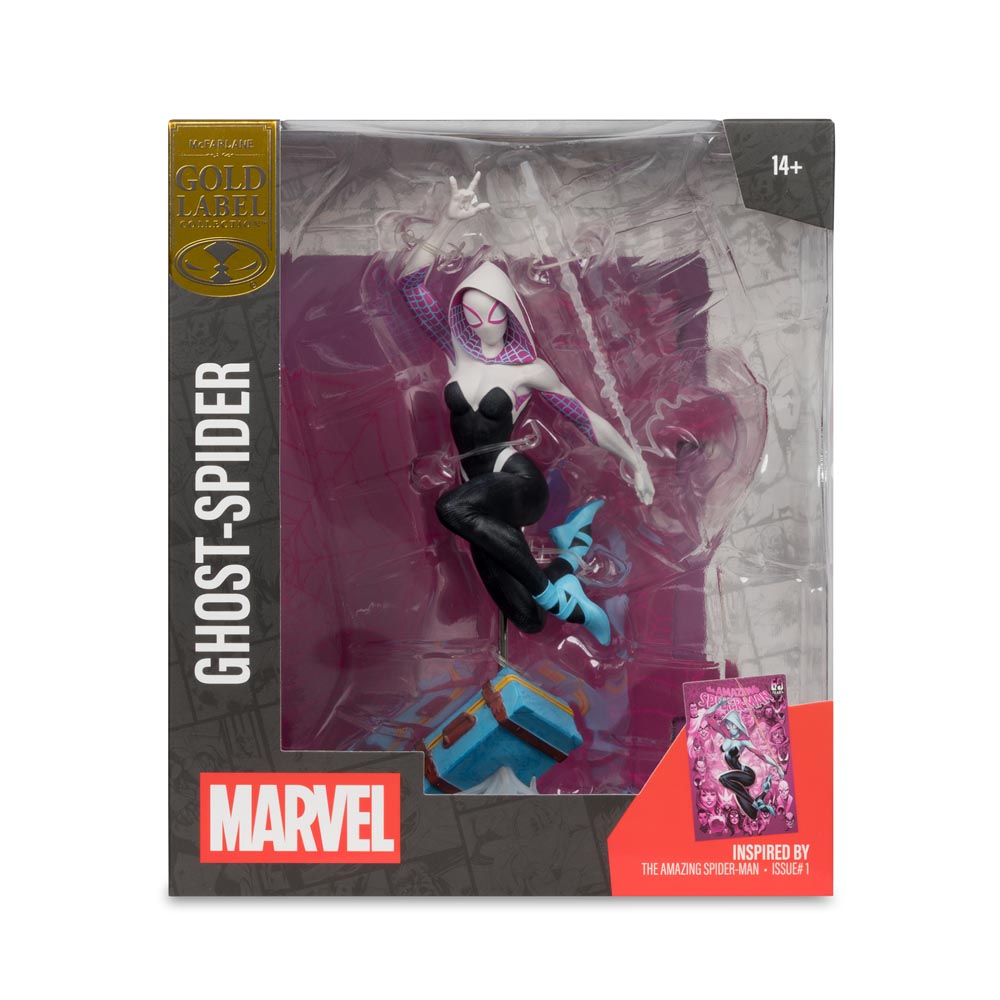 Marvel - Ghost-Spider with Scene (The Amazing Spider-Man #1) Gold Label ...