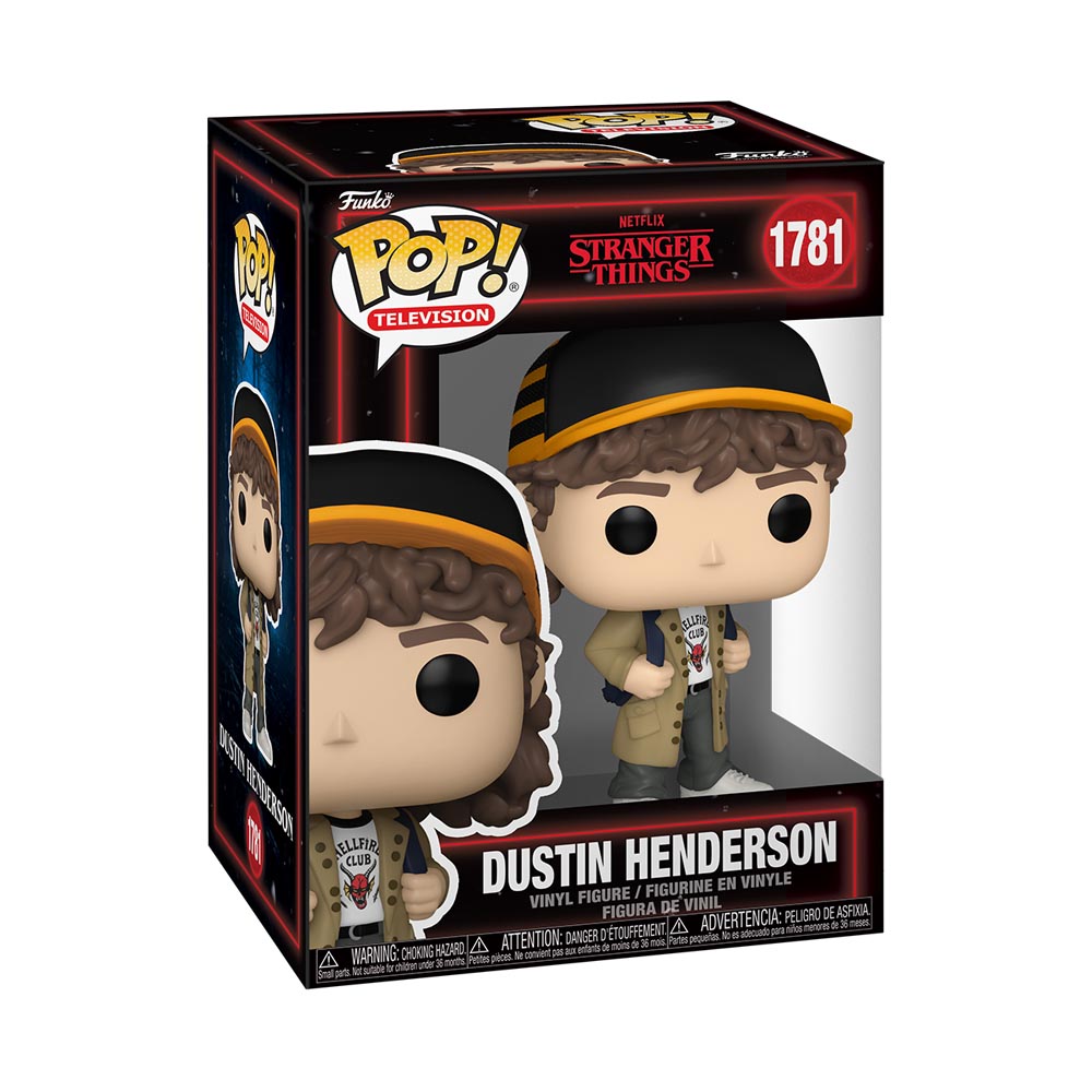 Stranger Things - Dustin Henderson (Season 5) Pop! Vinyl Figure - Toys ...