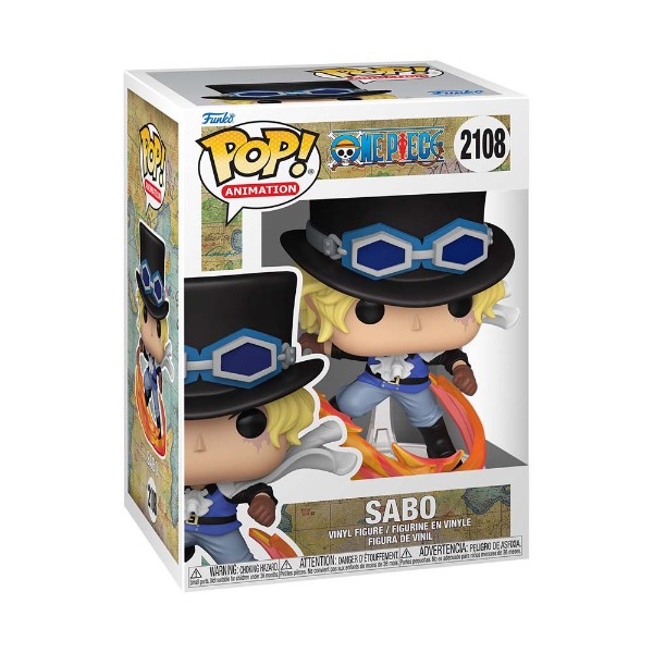 One Piece - Sabo Attacking with Pipe Pop! Vinyl Figure - Toys and ...