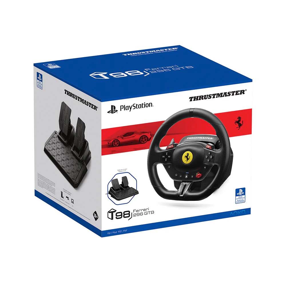 Thrustmaster - T98-P Ferrari 296 GTB Racing Wheel for PlayStation & PC ...