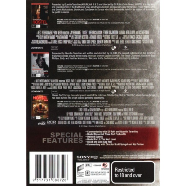 Hostel: Parts I, II & III - Loot - EB Games Australia