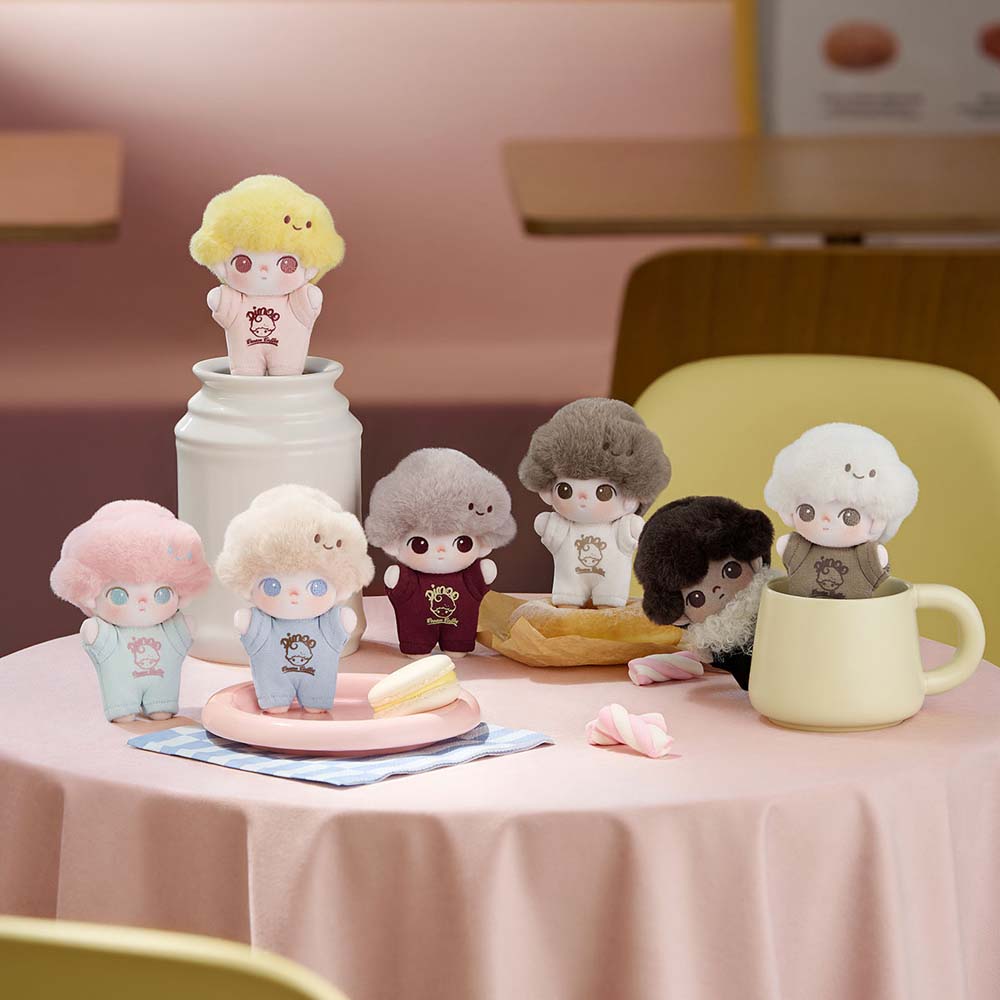 POP MART - DIMOO Crush on Coffee Series Soft-faced Plush Keychain Blind ...