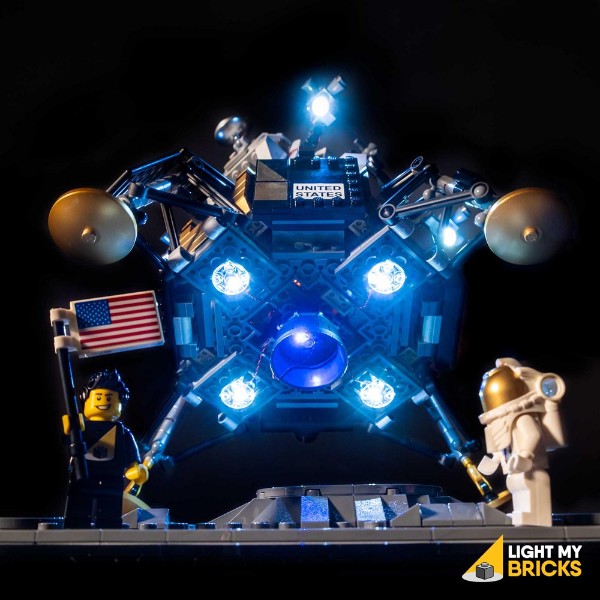 Light My Bricks - NASA Apollo 11 Lunar Lander 2.0 (LEGO #10266) Light ...