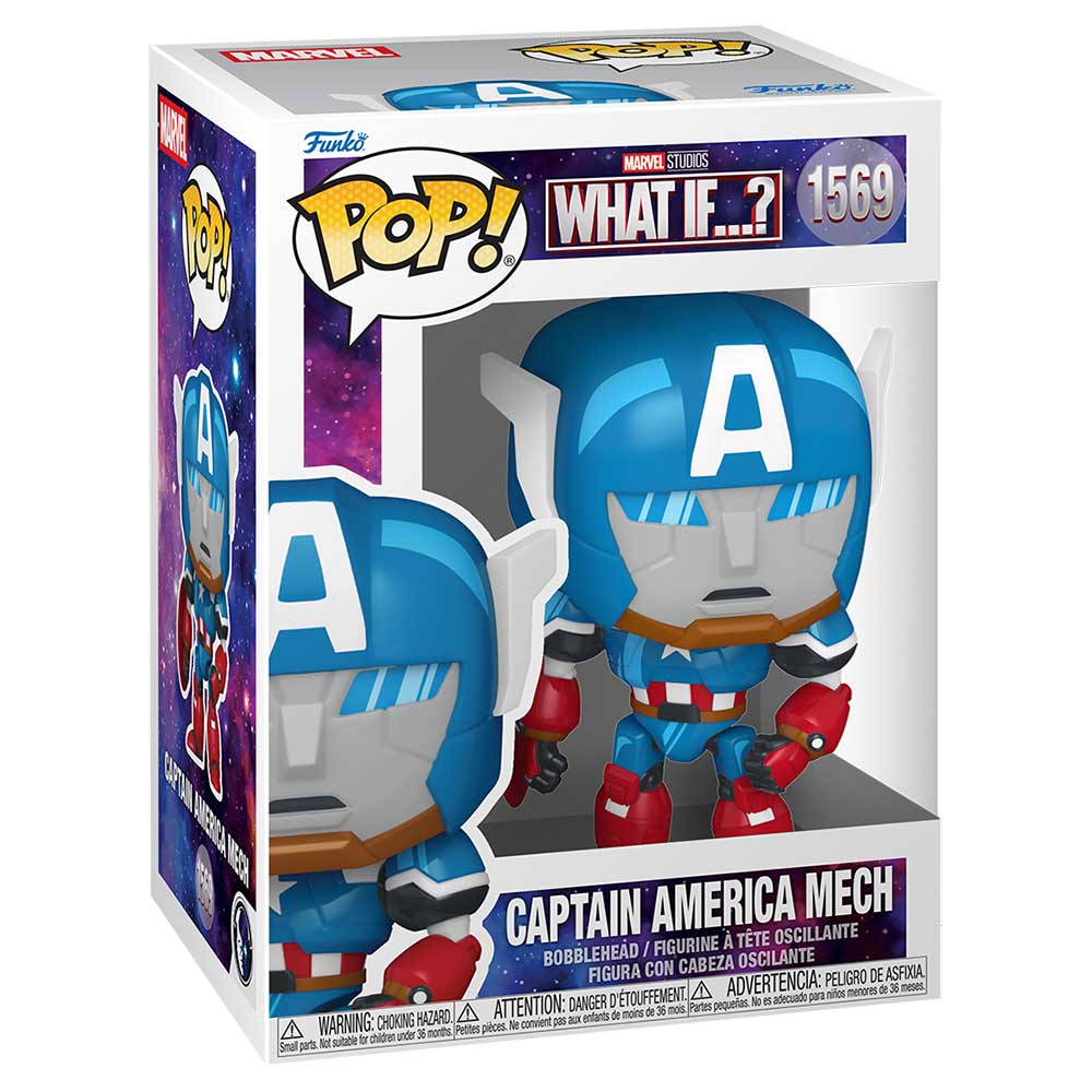 Marvel - What If...? Captain America Mech Pop! Vinyl Figure - Toys ...
