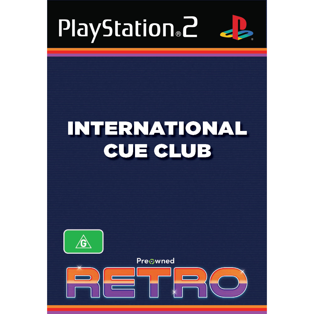 International Cue Club (preowned) - PlayStation 2 - EB Games Australia