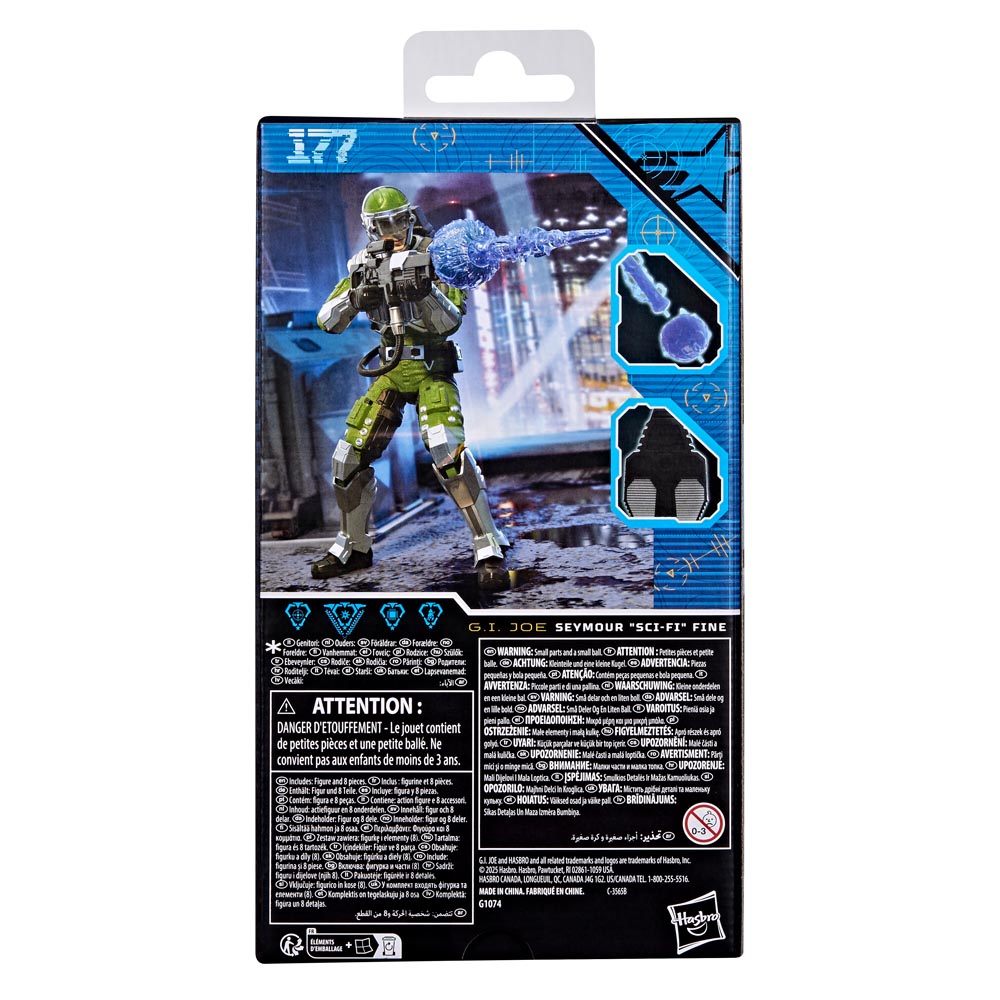 G.I. Joe - Classified Series #177 Seymour “Sci-Fi” Fine Action Figure ...