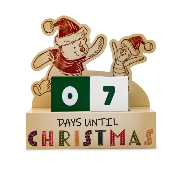 Disney - Winnie the Pooh - Pooh & Piglet Christmas Countdown Decoration ...