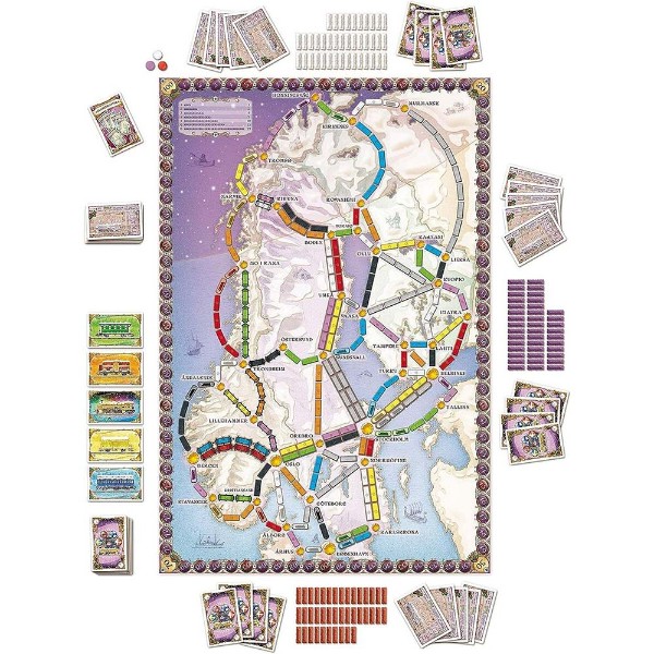 Ticket to Ride: Nordic Countries Board Game - Toys and Collectibles ...