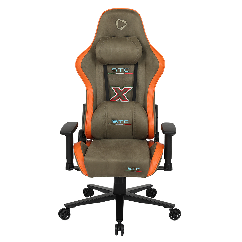 OneX - STC X Alcantara Gaming Chair - Khaki/Orange - PC - EB Games ...