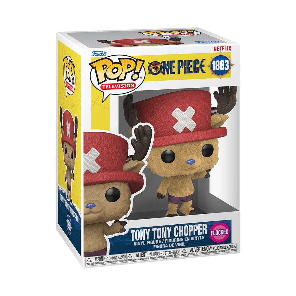 Netflix - One Piece - Chopper Flocked Pop! Vinyl Figure - Collectibles ...
