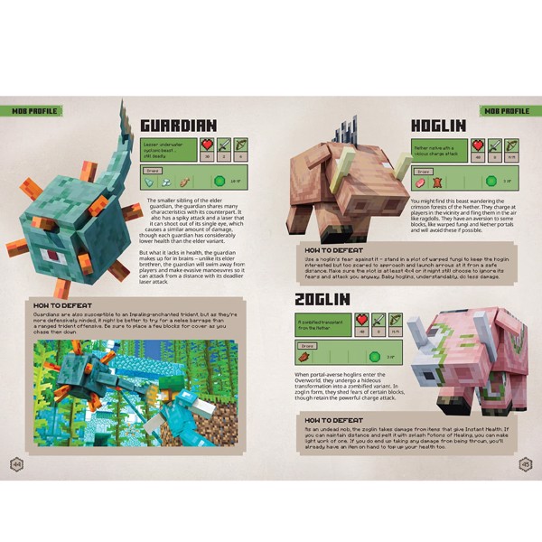 Minecraft - New Combat Handbook - Toys and Collectibles - EB Games New ...