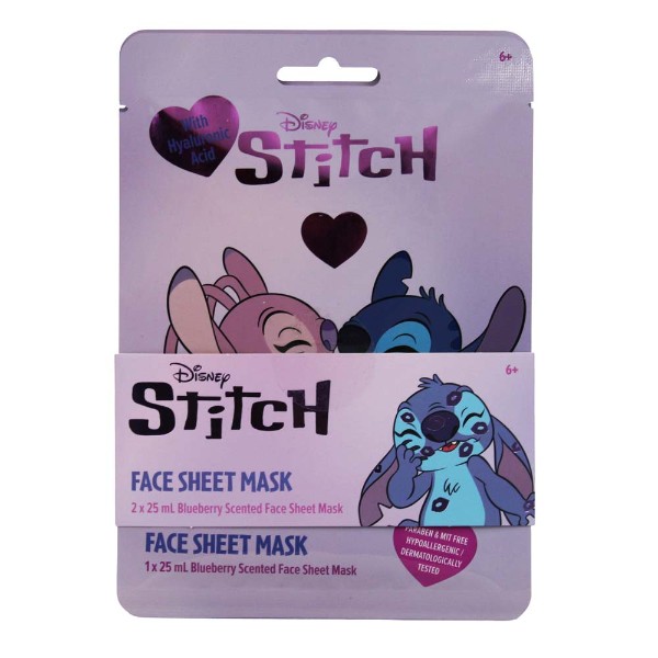 Disney - Lilo & Stitch - Stitch & Angel Sheet Mask 2-Pack - Toys and ...