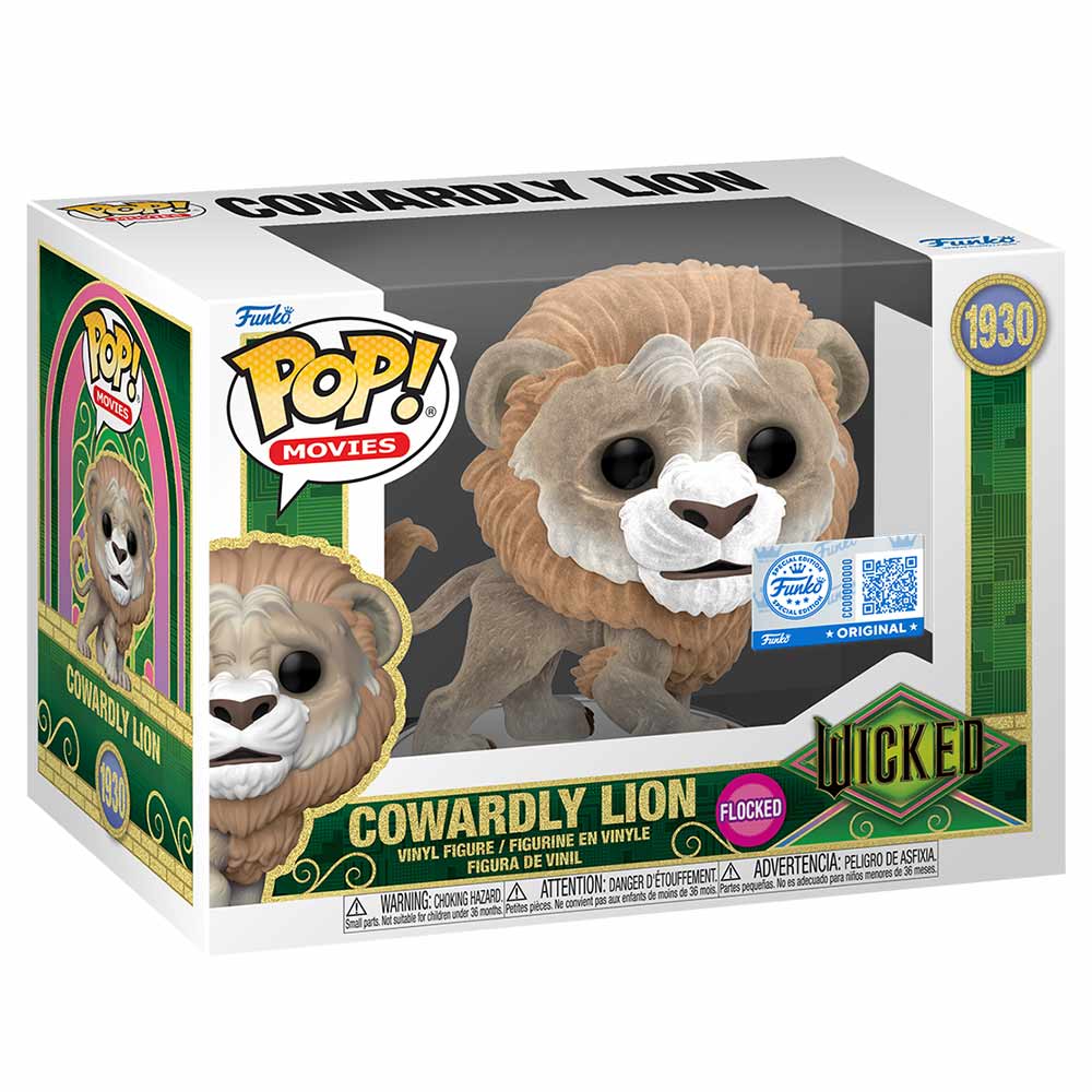 Wicked: For Good - Cowardly Lion Flocked Pop! Vinyl Figure - Toys and ...