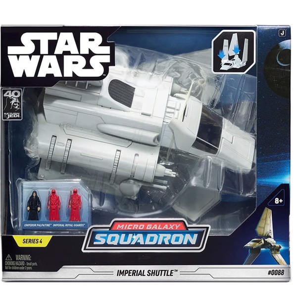 Star Wars - Micro Galaxy Deluxe Imperial Shuttle Vehicle & Figure ...