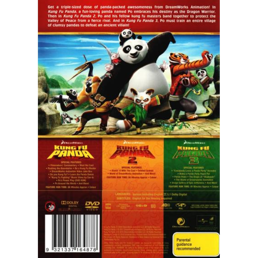Kung Fu Panda: 3-Movie Collection (Kung Fu Panda / Kung Fu Panda 2 ...