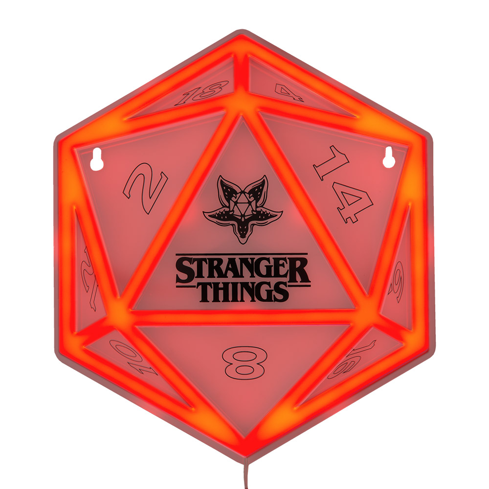Stranger Things - D20 Neon Light - Things For Home - ZiNG Pop Culture