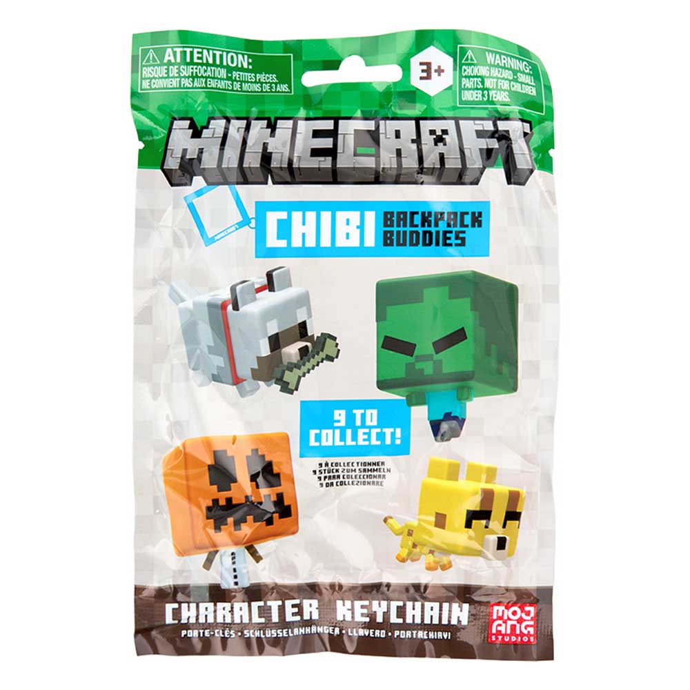 Minecraft - Backpack Buddies (Blind Bag) - Collectibles - ZiNG Pop Culture