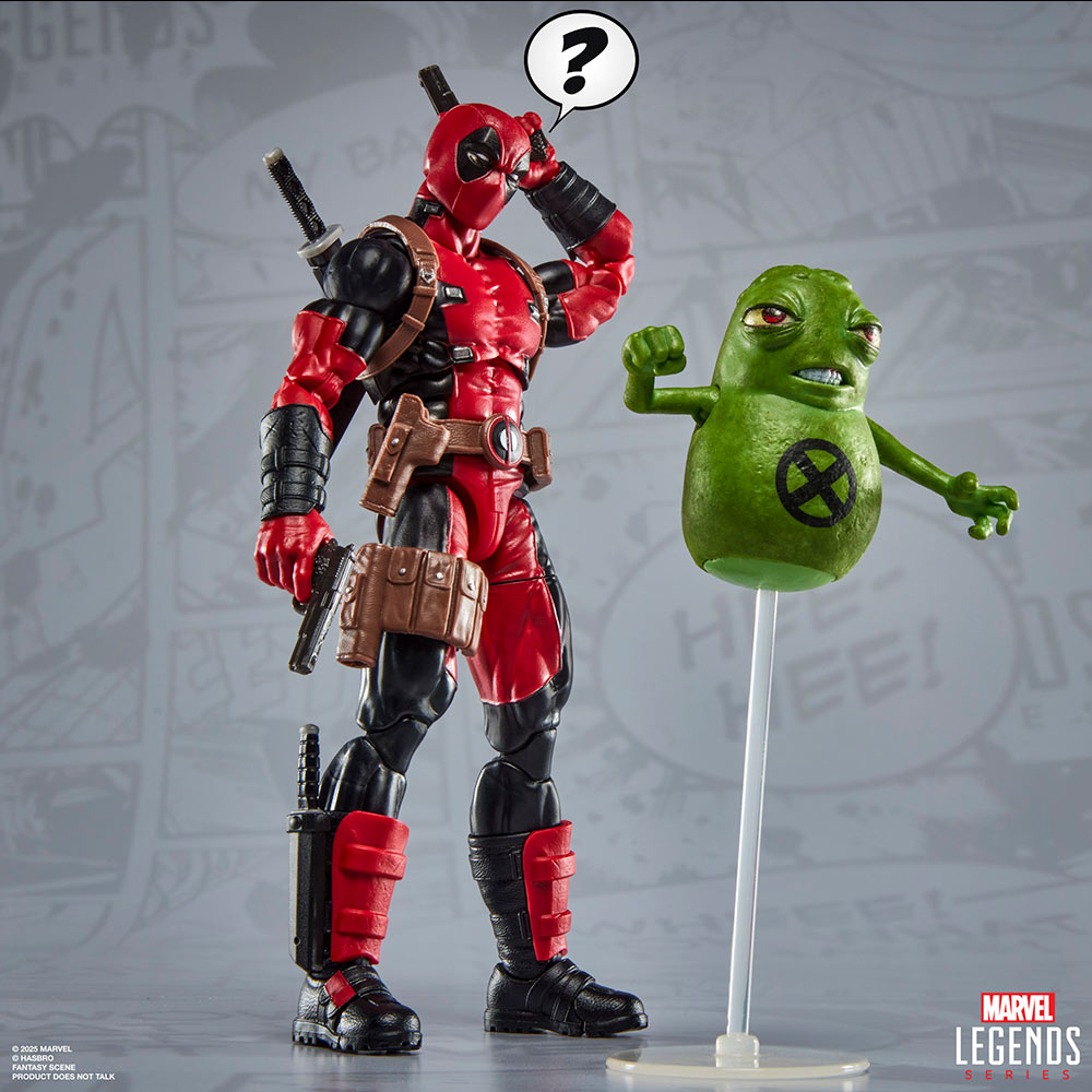 Marvel - Marvel Legends Maximum Series Deadpool Action Figure with Doop ...