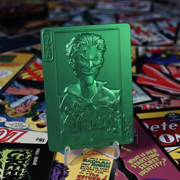 DC Comics - Batman - The Joker Playing Card Metal Ingot - Toys and ...