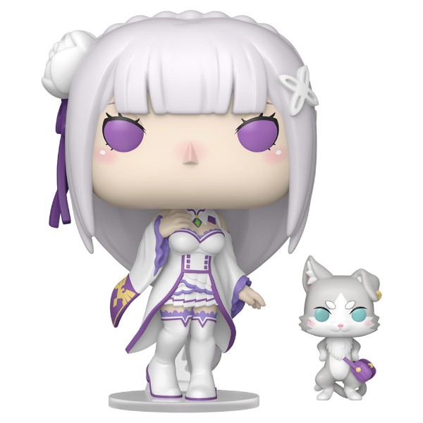 Re:Zero - Starting Life in Another World - Emilia with Puck Pop! Vinyl ...