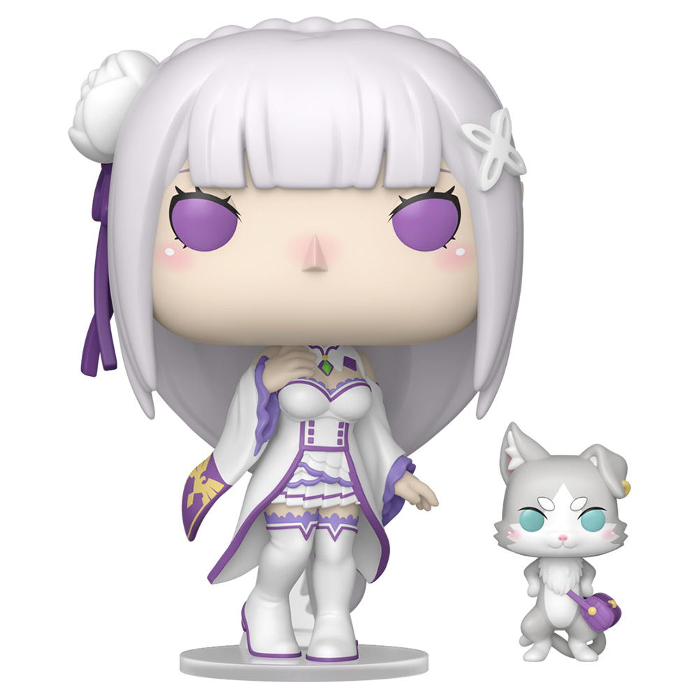 Re:Zero - Starting Life in Another World - Emilia with Puck Pop! Vinyl ...