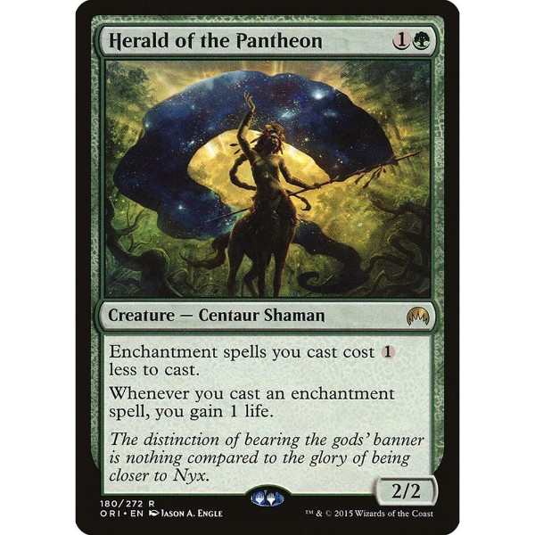 Magic: The Gathering - TCG - Magic Origins - Herald of the Pantheon 180 ...