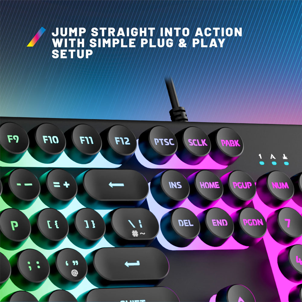 4Gamers Light Up Gaming Keyboard - PC - EB Games Australia