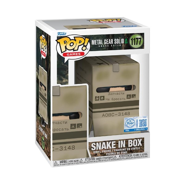 Metal Gear Solid: Snake Eater - Snake in Box Pop! Vinyl Figure - Toys ...