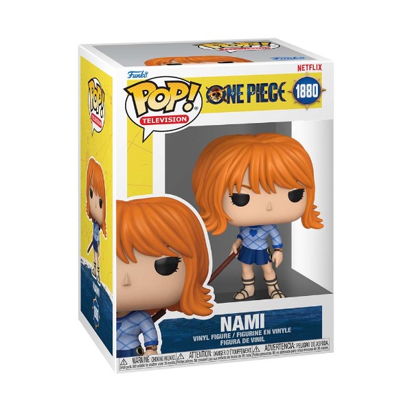 Netflix - One Piece - Nami Pop! Vinyl Figure - Toys and Collectibles ...