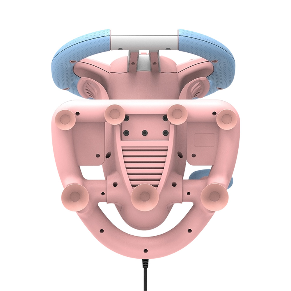 PXN - V3 Pro Gaming Racing Wheel - Pink / Blue - Nintendo Switch - EB ...