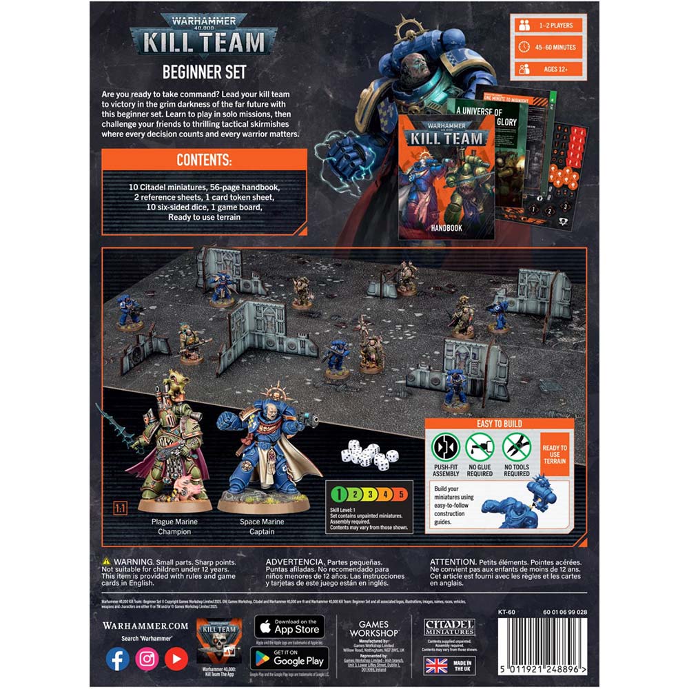 Warhammer 40k: Kill Team Beginner Set - Toys and Collectibles - EB ...
