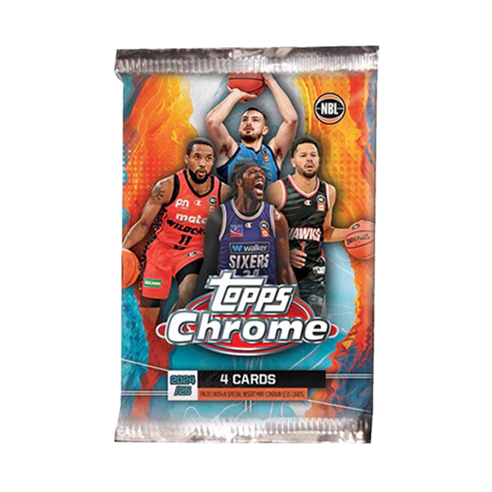 NBL - TC - 2024-25 Topps Chrome NBL Basketball Hobby Booster - Toys and ...