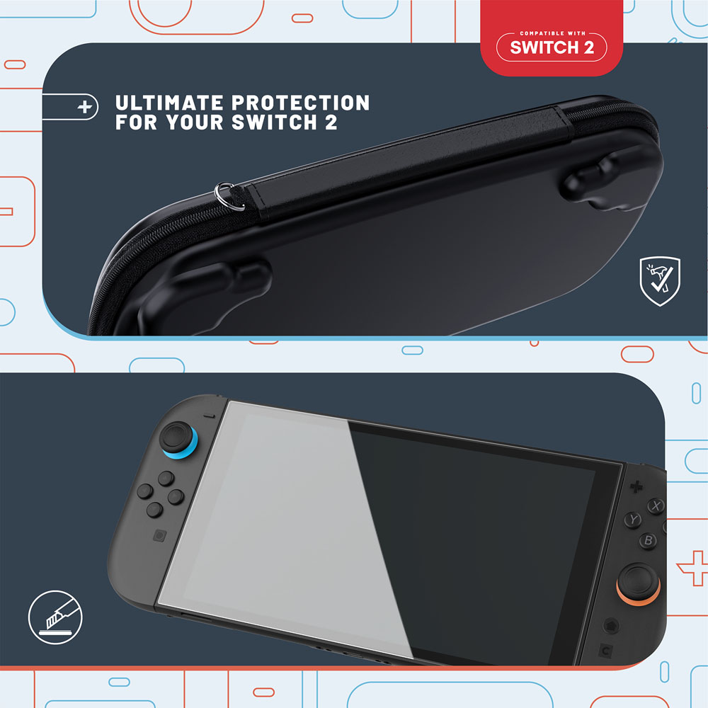 4Gamers - Travel Kit for Nintendo Switch 2 - Black - Nintendo Switch 2 - EB Games Australia