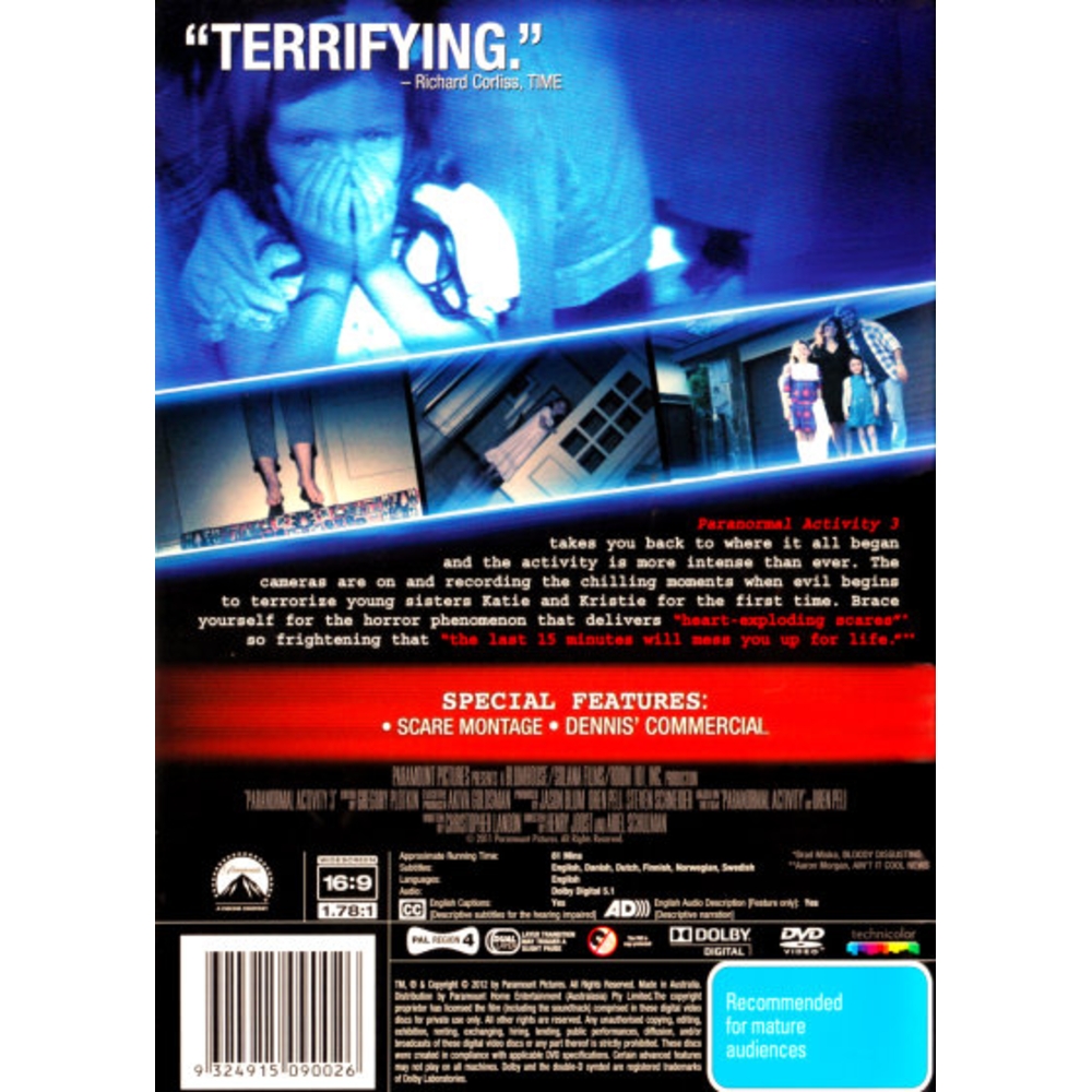 Paranormal Activity 3 - Loot - EB Games Australia