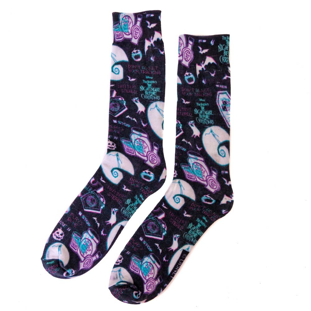 Disney - The Nightmare Before Christmas - Glitch Crew Socks - Clothing ...