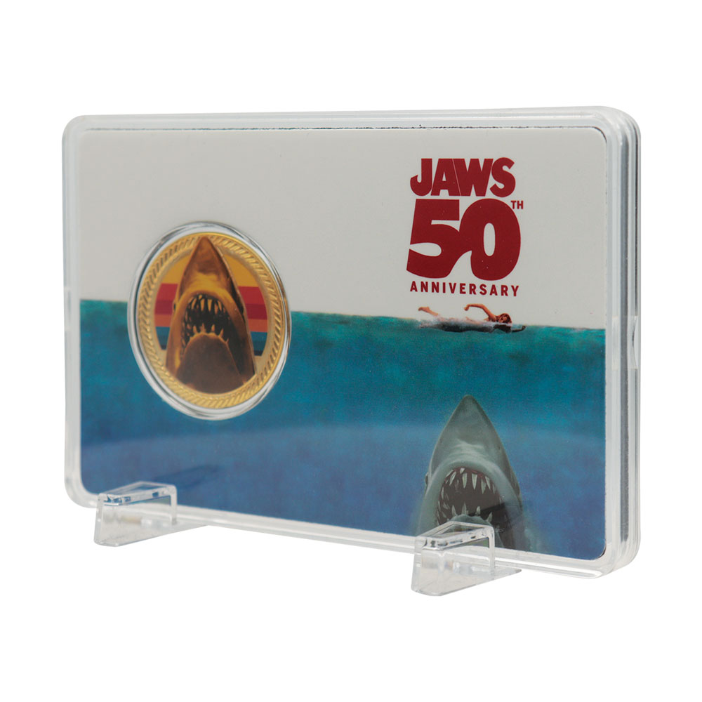 Jaws - 50th Anniversary 24k Gold Plated Anniversary Coin - Toys and ...