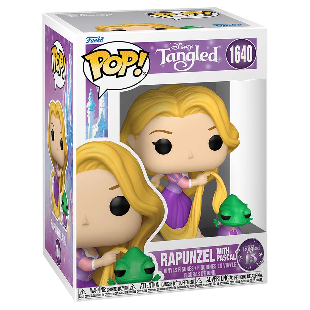 Disney - Tangled: 15th Anniversary - Rapunzel & Pascal Pop! Vinyl ...