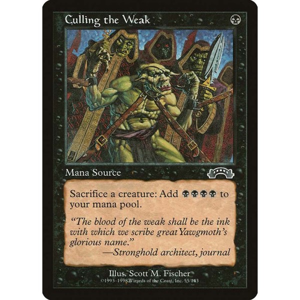 Magic: The Gathering - TCG - Exodus - Culling the Weak 55 - Toys and ...