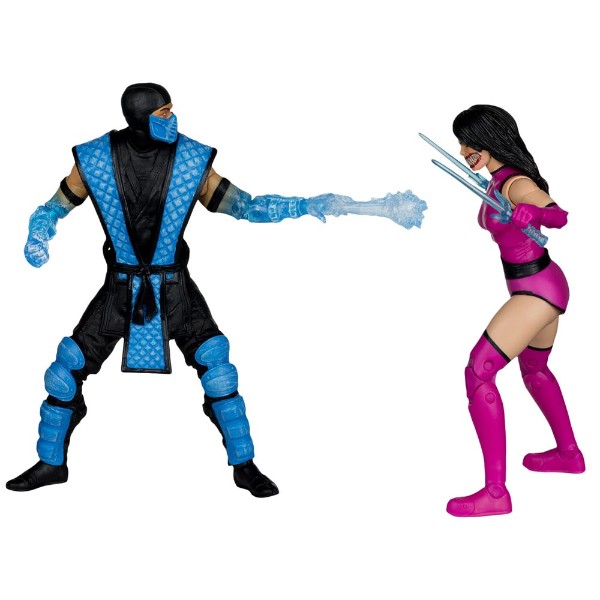 Mortal Kombat - Klassic Sub-Zero vs. Mileena Deluxe 7" Scale Action ...