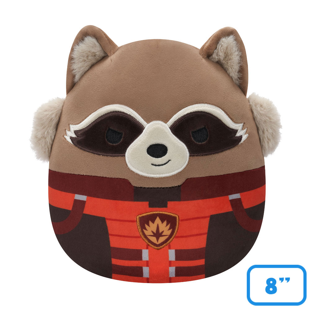 Marvel - Guardians of the Galaxy - Rocket Racoon 8" Squishmallow Plush ...